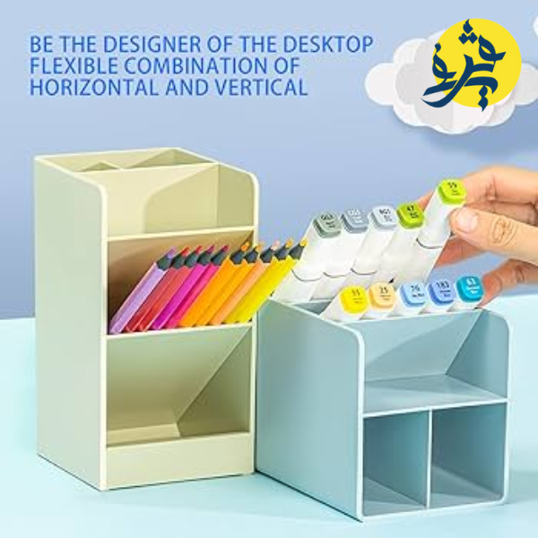 Porte stylo et outils avec stickers - DELI – Guerfi Store